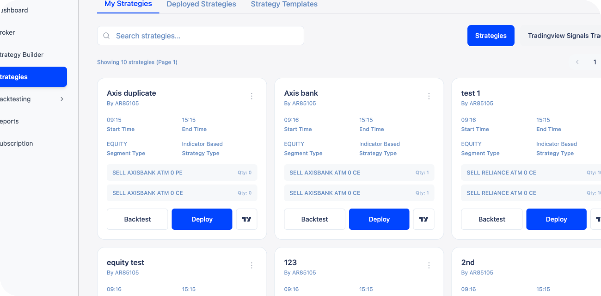 Algorooms – Smart Algorithmic Trading Platform